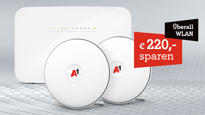 Mesh WLAN Verstärker - A1 Mesh WLAN | A1.net